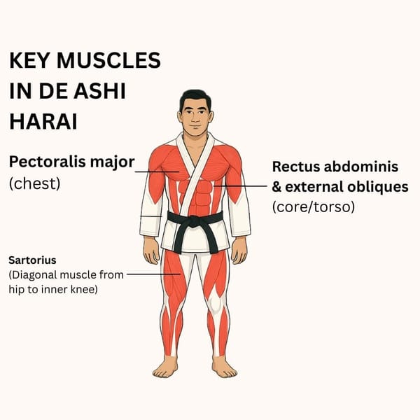 04. The Judo Foot Sweep Explained - Body Mechanics and Muscle Engagement in De-ashi-harai